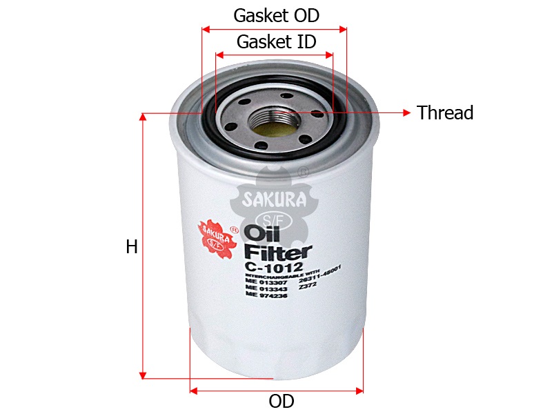 فیلتر روغن C1012 - فیلتر کاسپین