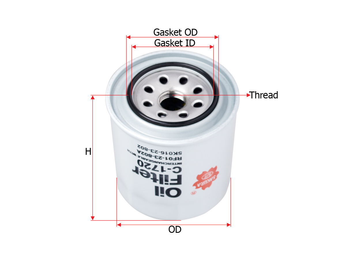 فیلتر روغن C1720 - فیلتر کاسپین