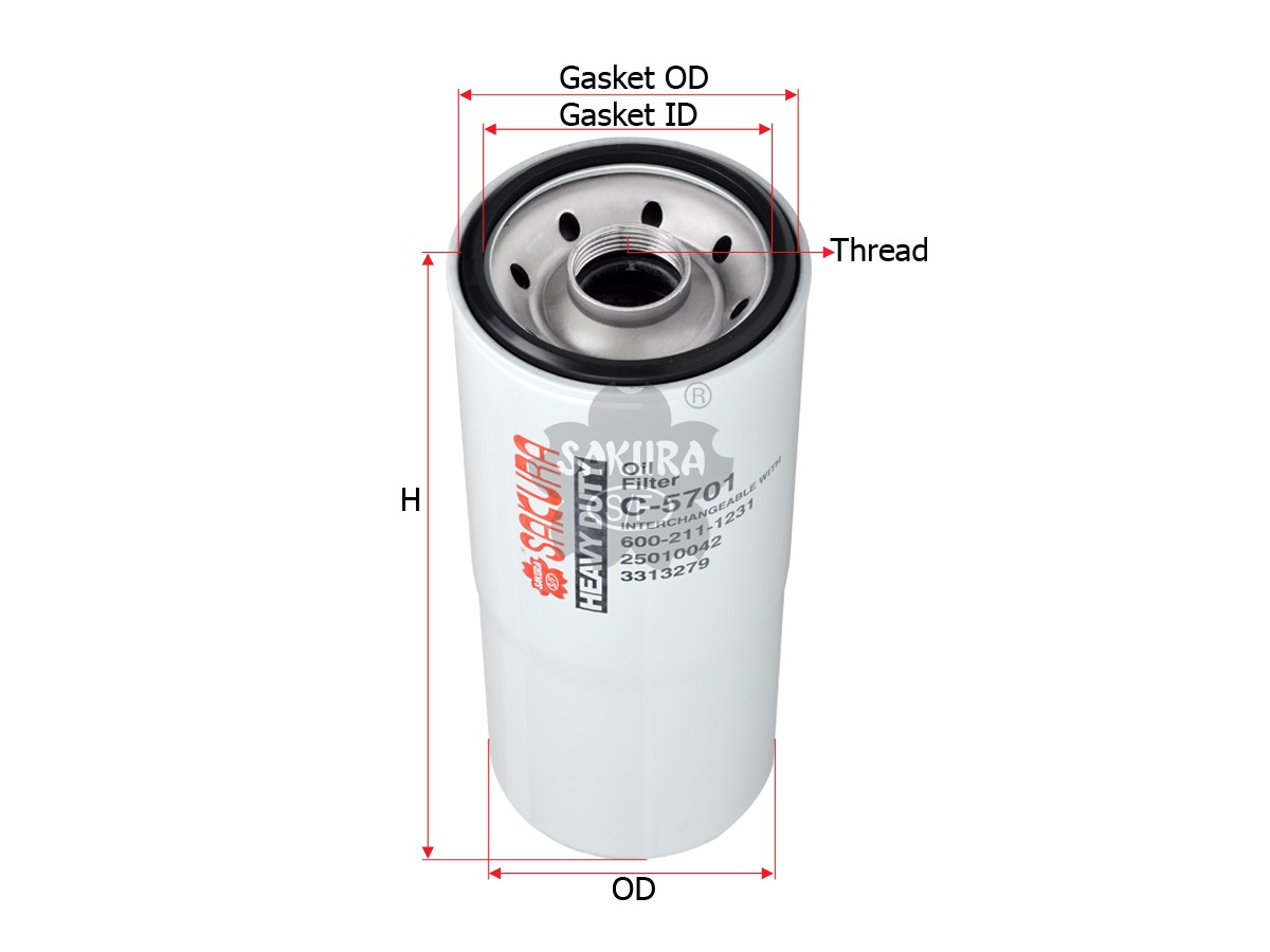 فیلتر روغن C5701 - فیلتر کاسپین