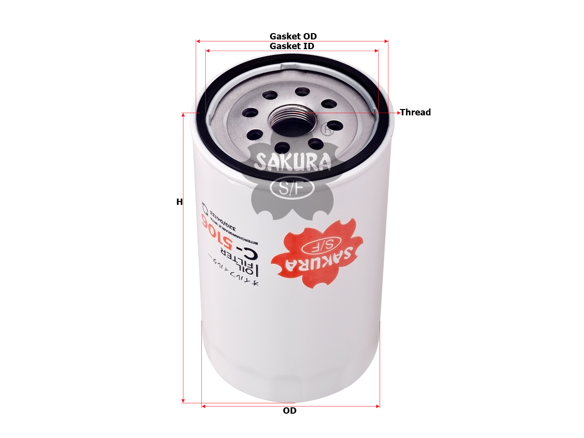 فیلتر روغن C5106 - فیلتر کاسپین