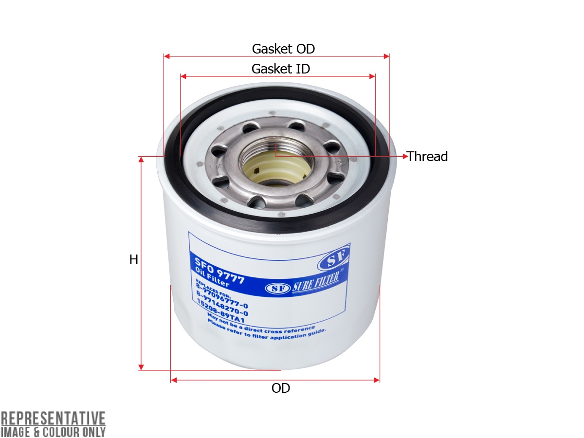 فیلتر روغن SFO9777 - فیلتر کاسپین